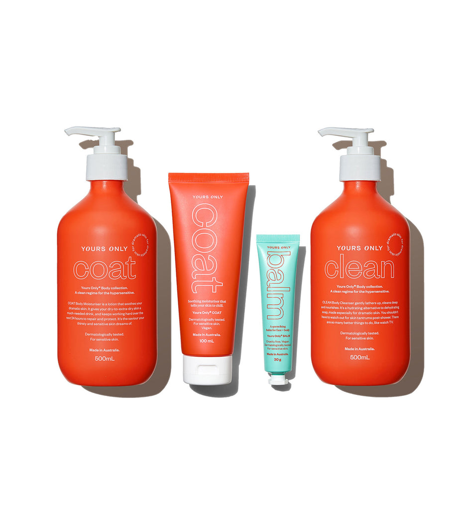 Yours Only skin and haircare.